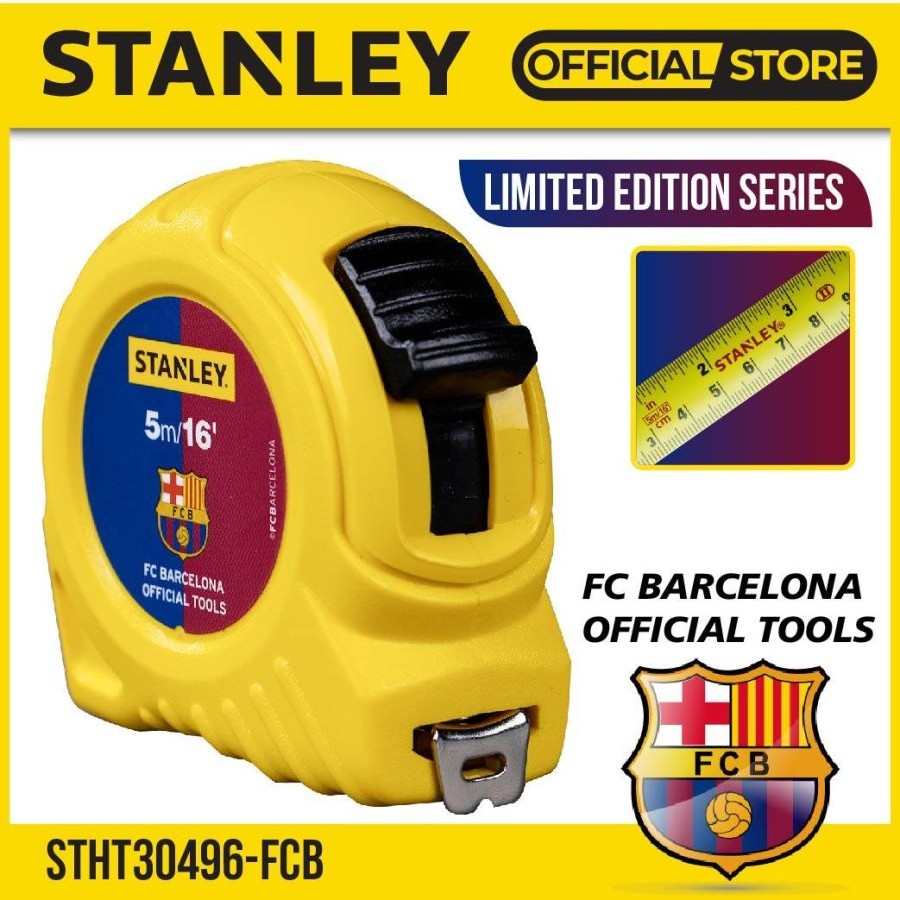 Jual Stanley Meteran 5m 5 MTR METER FCB Barcelona Barca STHT30496-30L ...