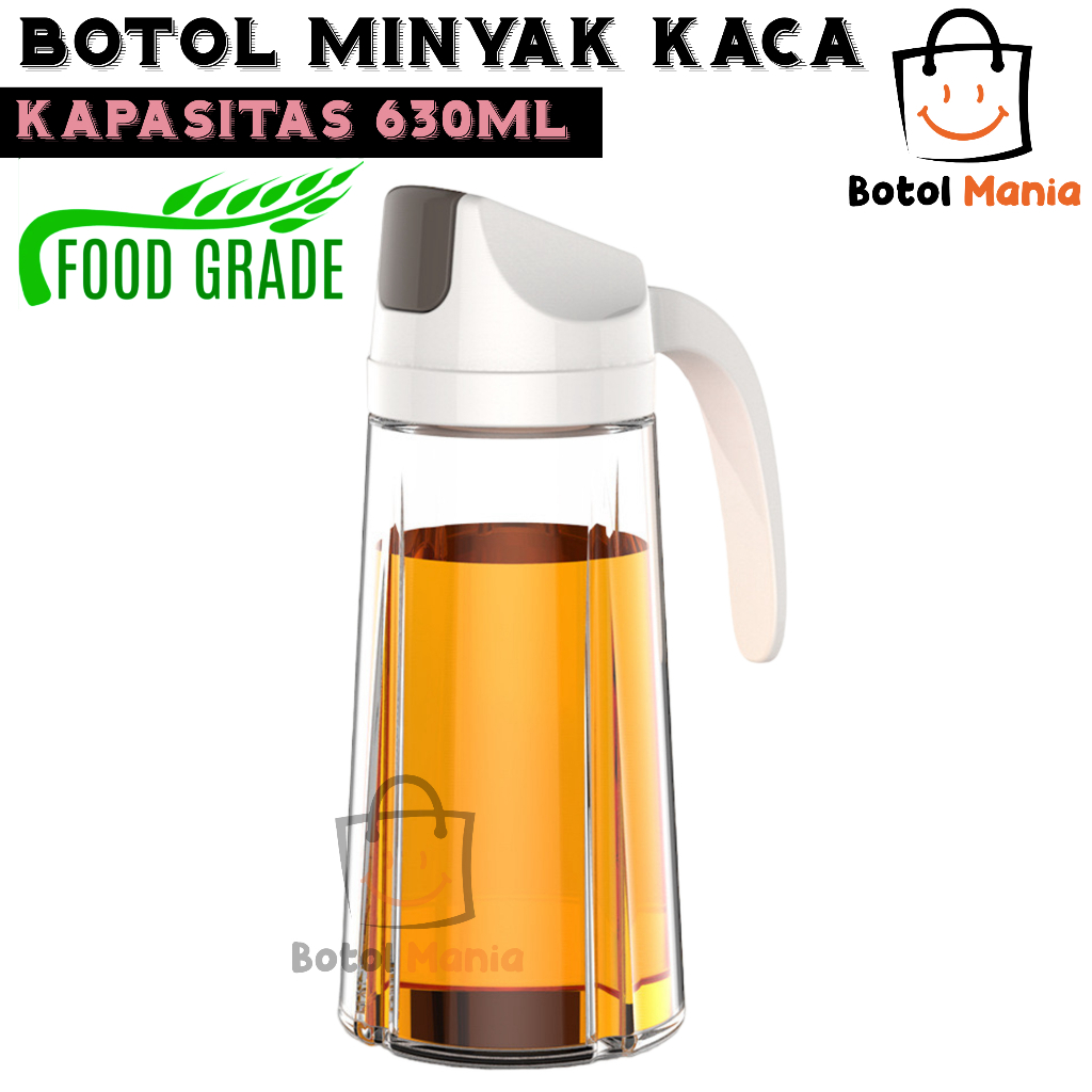Jual BM - BOTOL MINYAK KACA 630ML / BOTOL KACA MINYAK 630ML TEMPAT MINYAK MAKAN KACA | Shopee ...