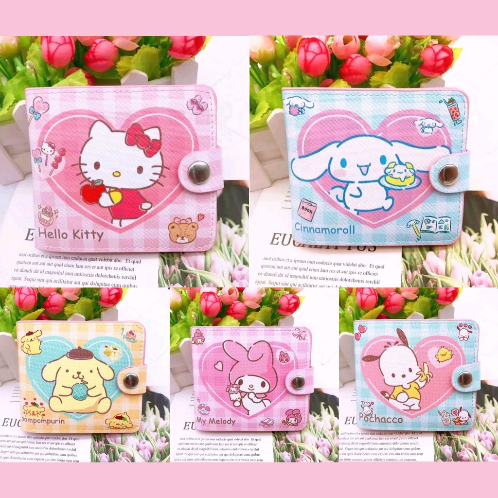 Jual Dompet Anak Sanrio Hello Kitty Pompompurin My Melody Cinnamoroll ...