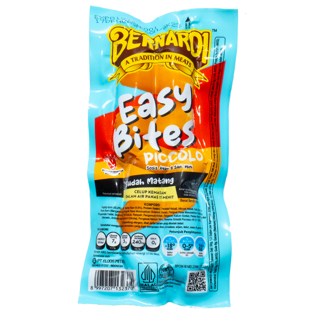 Jual [READY STOCK] BERNARDI SOSIS EASY BITE PICOLO 65GR | Shopee Indonesia
