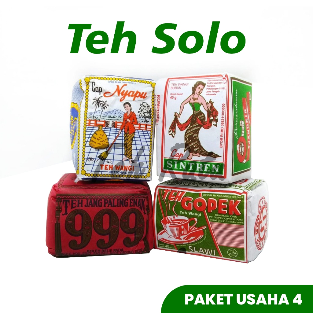 Jual Teh Ratu - Teh Tubruk Paket 4pcs Teh Solo 999 Gopek Sintren Nyapu ...