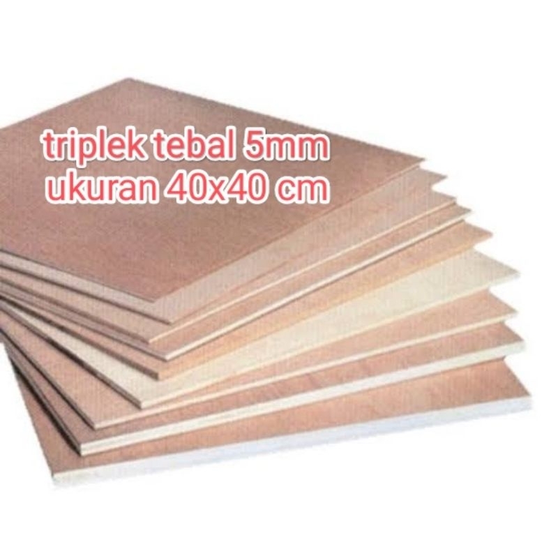Jual triplek tebal 5mm ukuran 40x40 cm | Shopee Indonesia