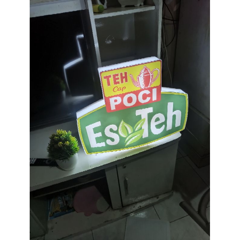 Jual neon box teh poci | Shopee Indonesia