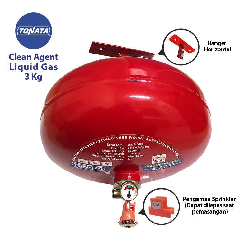 Jual Automatic Thermatic Pemadam Api Otomatis / Eco Liquid Gas 3 kg ...