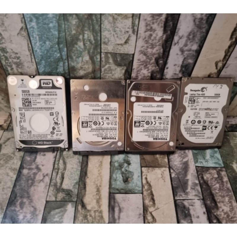 Jual hardisk laptop 500 gb merek campur seagete wd thosiba. hitachi dan ...