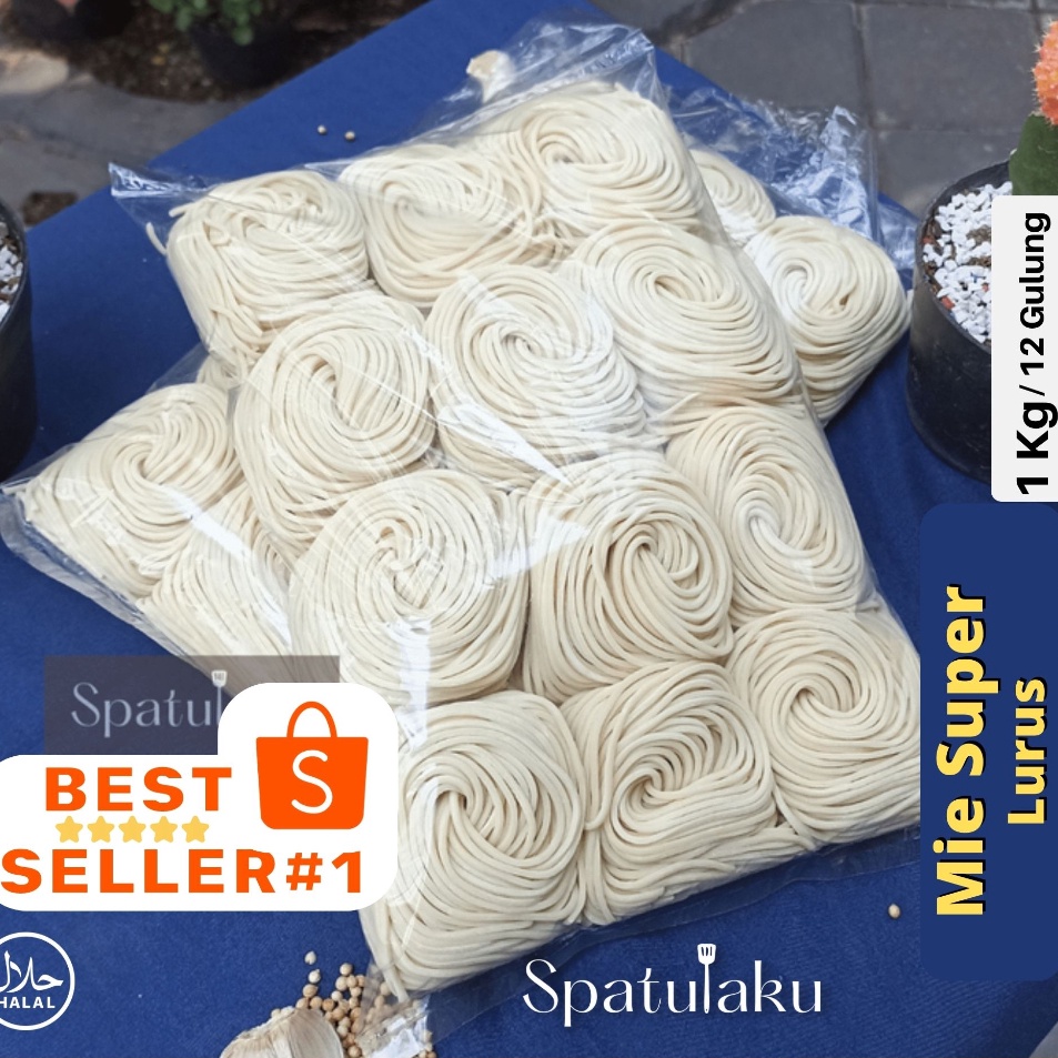 Jual MIE BASAH LURUS SUPER untuk bakmie, mie ayam, yamin dll | Shopee ...