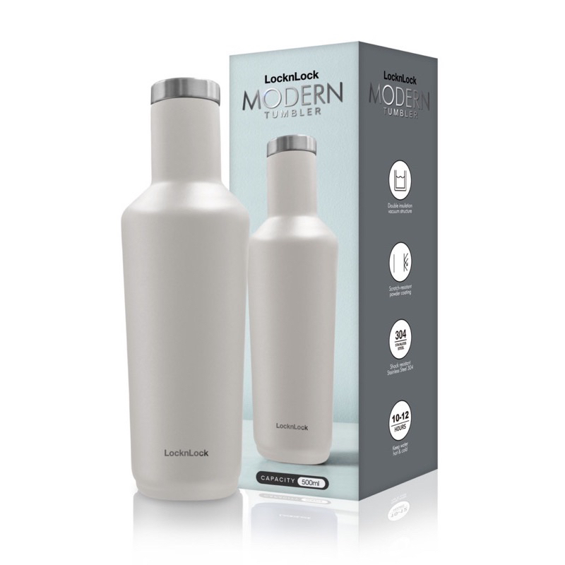 Jual Lock n Lock Modern Tumbler 500ml LHC4343 Mirip Corkcicle | Shopee ...