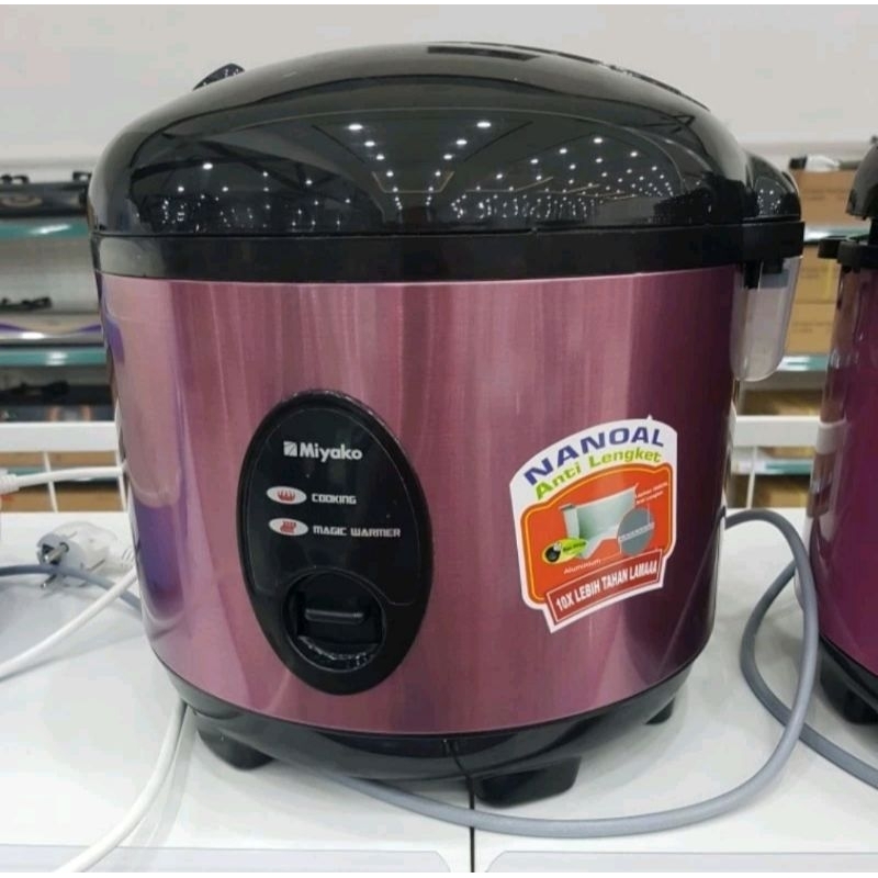 Jual Magic Com Miyako MCM 508 SBC Anti Lengket (1,8 Liter) / Rice ...
