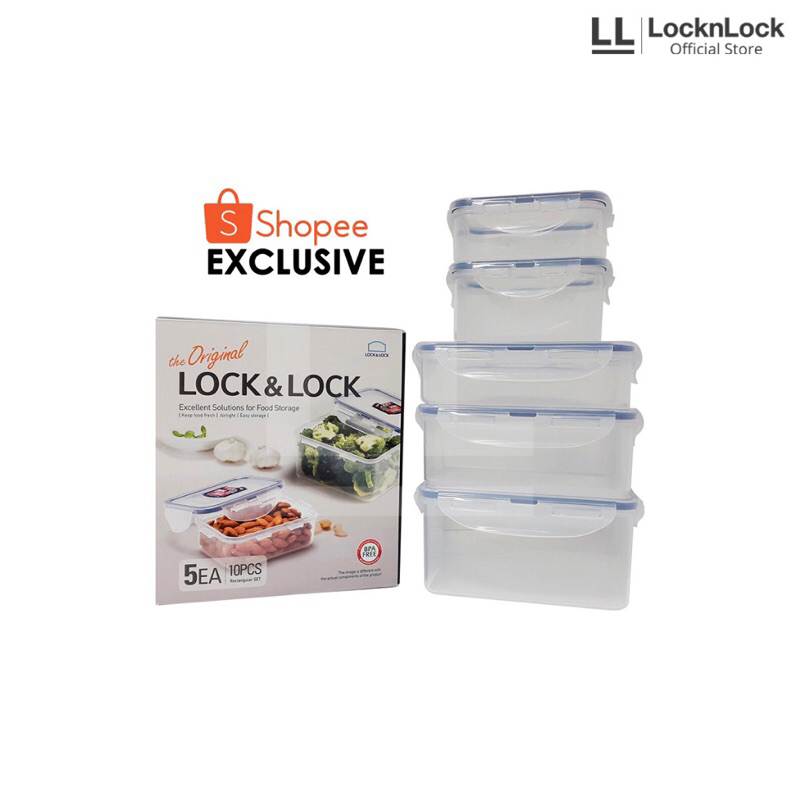 Jual LocknLock Special Gift Set Isi 5pcs | Shopee Indonesia
