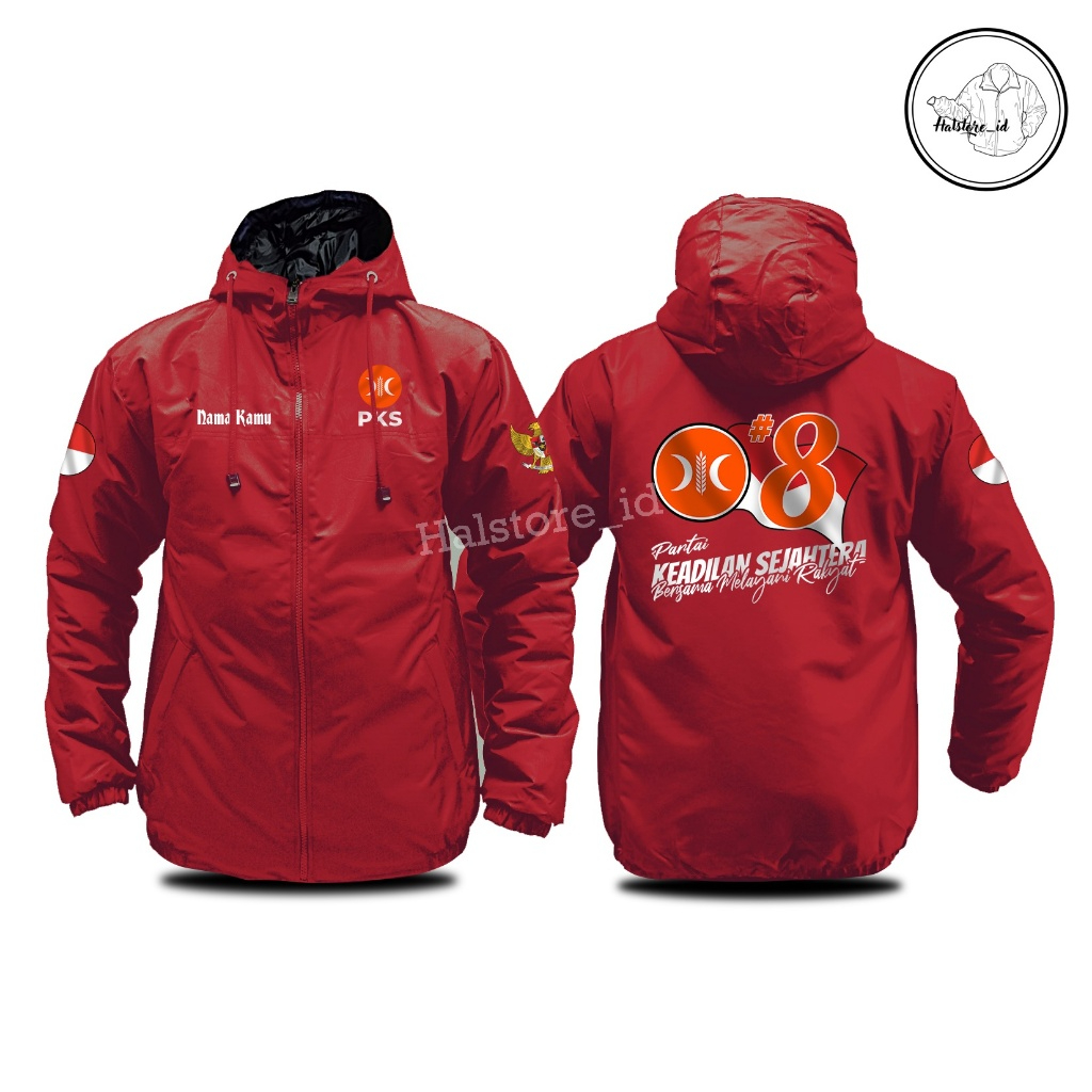Jual Jaket Eleganter Logo Partai PKS#8 Jaket Premium Quality | Shopee ...