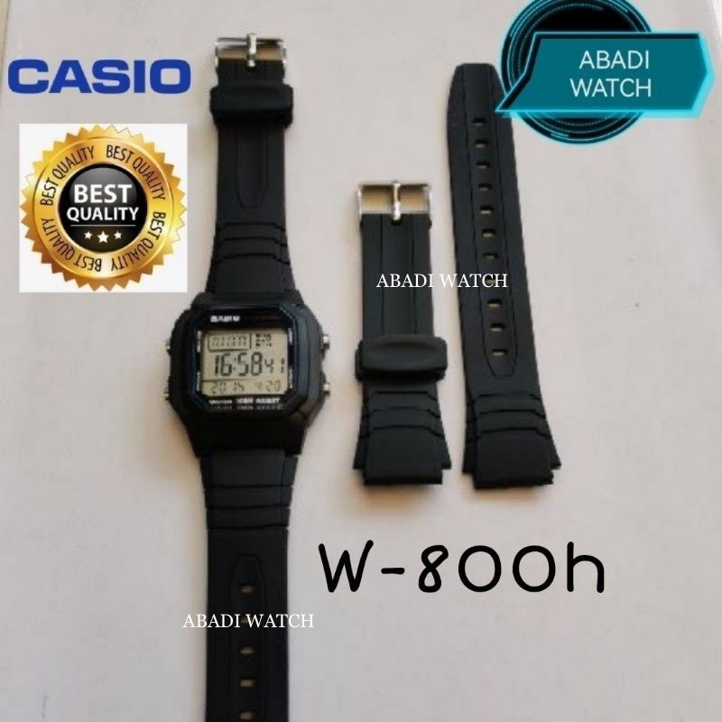 Jual STRAP TALI JAM TANGAN CASIO W800 W 800H CASIO W 800H, AW - 49 HE | Shopee Indonesia