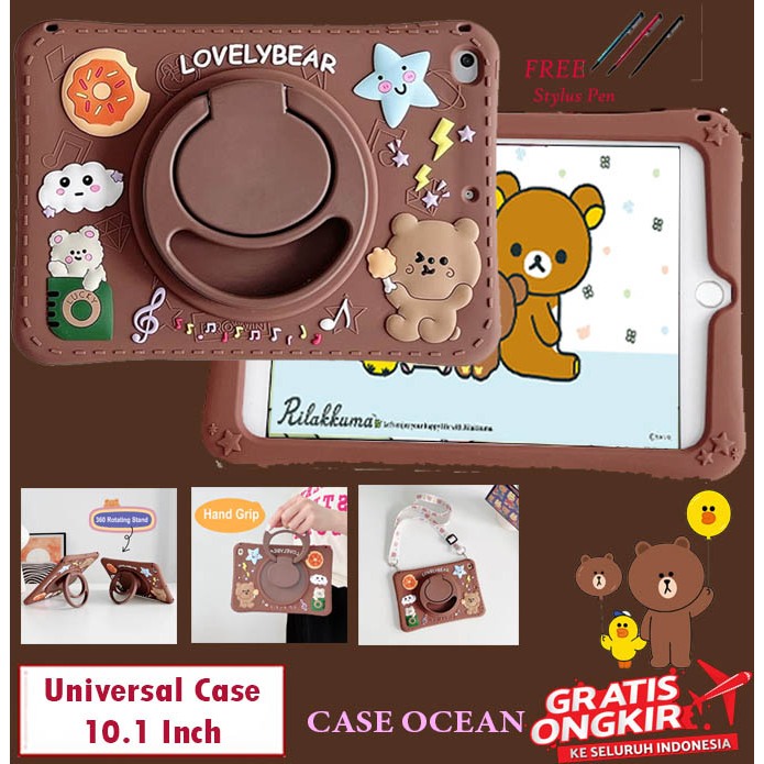 Jual itel Pad 1 One 10.1 2023 SoftCase Soft Case Anak Kids Rotating ...
