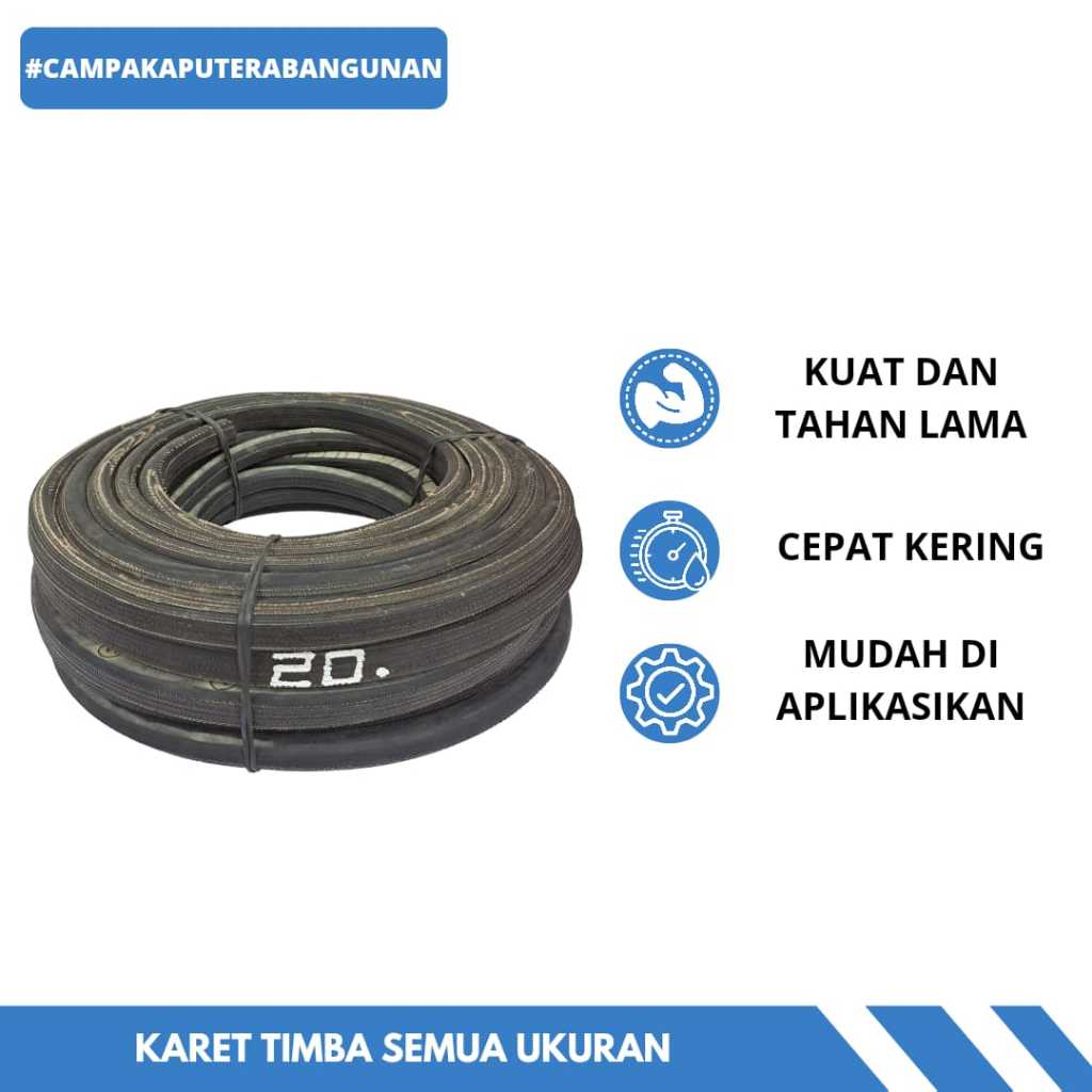 Jual KARET TIMBA SUMUR UKURAN 10M 15M dan 20M | Shopee Indonesia