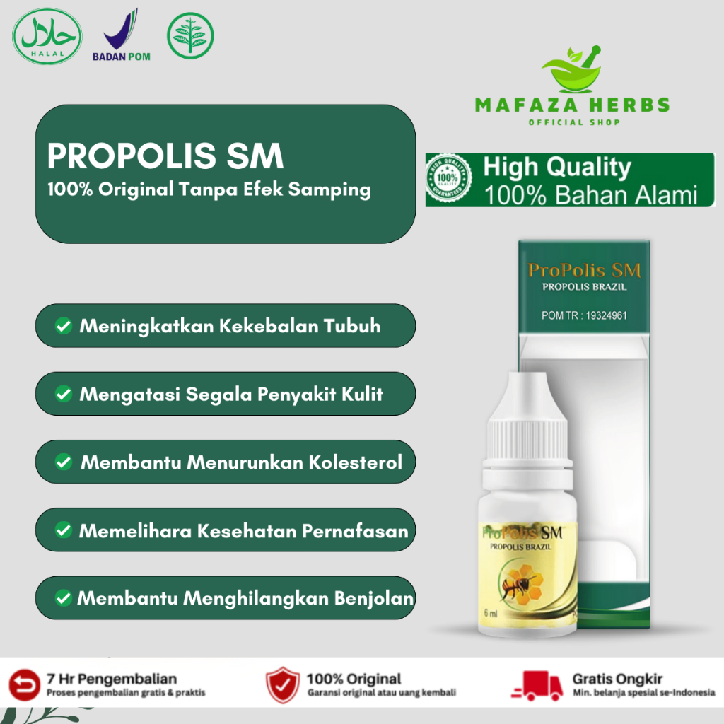 Jual Mafaza Herbs - Propolis SM Brazilian 100% Asli, Mengobati Segala ...