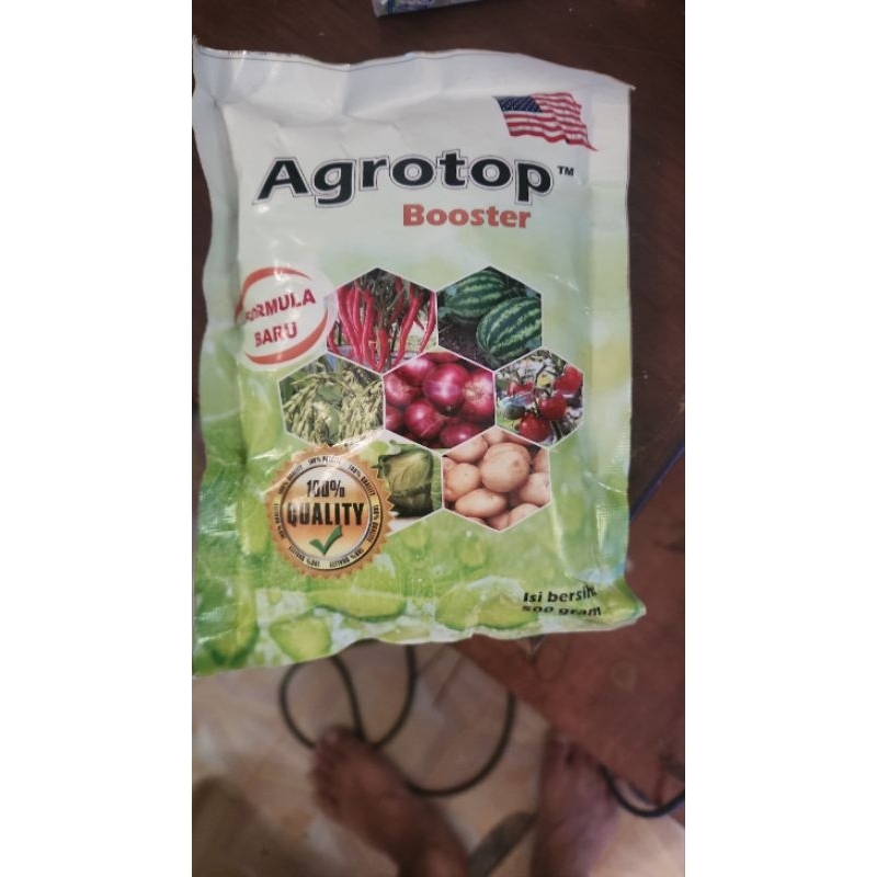 Jual AGROTOP BOOSTER TANAMAN BUAH 500 GR (DURIAN, KELENGKENG, JERUK ...