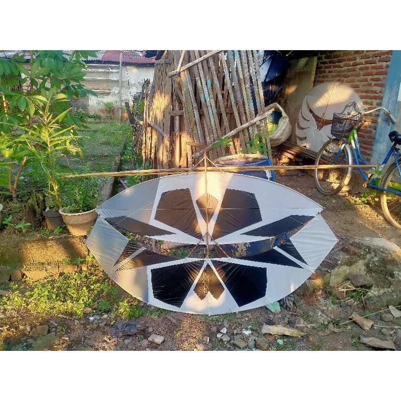 Jual gapangan pegon ceper 1 meter bahan fiber dan bambu/layang layang ...