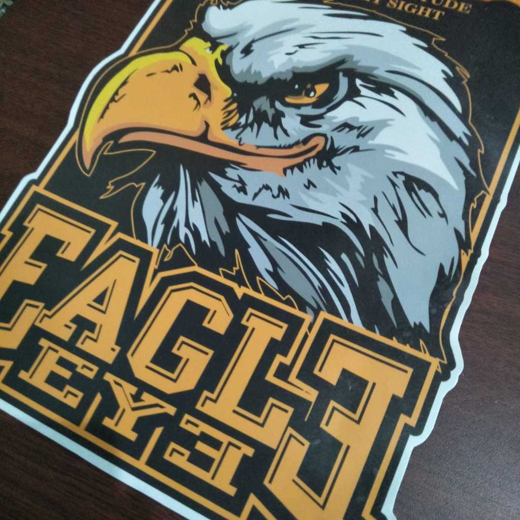 Jual sticker dashboard matik | sticker elang | dashboard | Shopee Indonesia