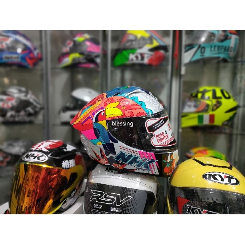 Jual NHK GP R TECH STREET BO BEN #7 HELM FULL FACE | Shopee Indonesia