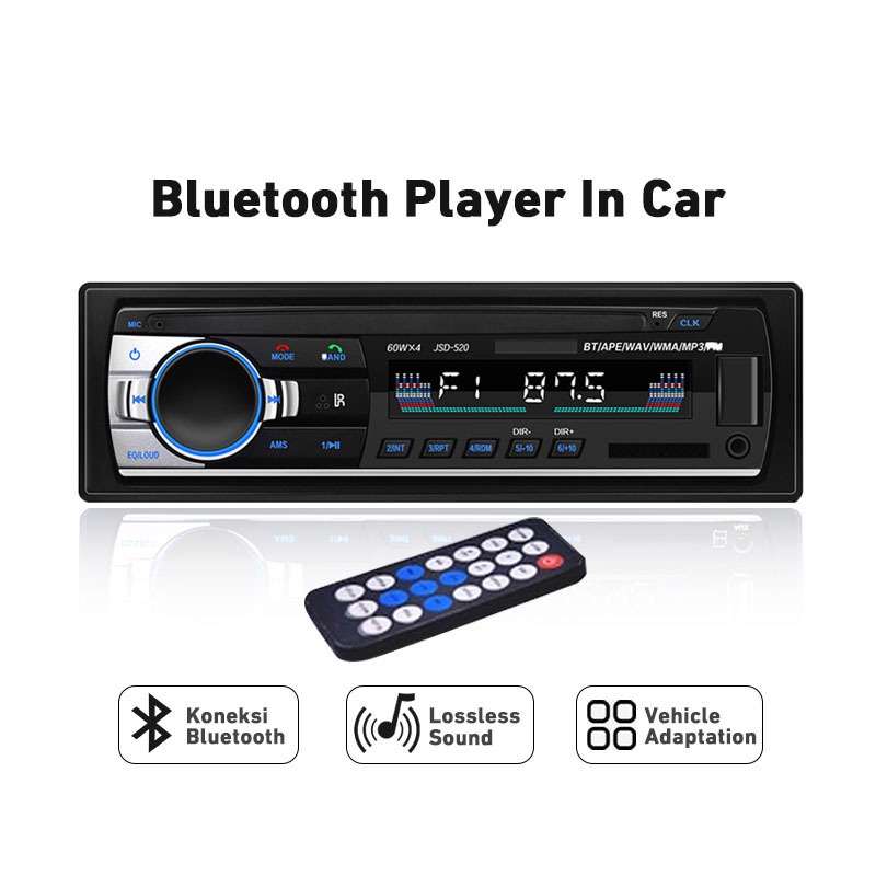 Jual Tape Audio Radio Mobil Multifungsi Bluetooth USB MP3 FM Radio JSD ...