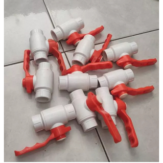 Jual STOP KRAN PLASTIK BALVALEP POLOS BALL VALVE STOP KERAN 1/2 ...