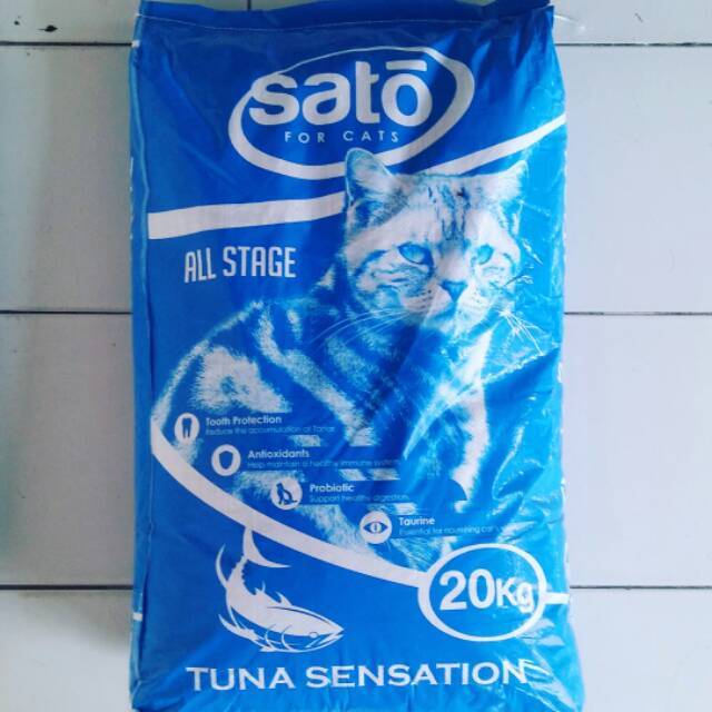 Jual sato 20kg cat food | Shopee Indonesia