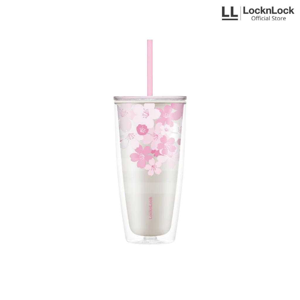 Jual LocknLock Exclusive Botol Minum Double Wall Cold Cup Cherry ...