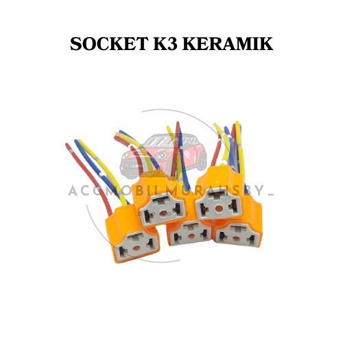 Jual Socket lampu H4 keramik Socket Seal Beam / Relay Lampu | Shopee ...