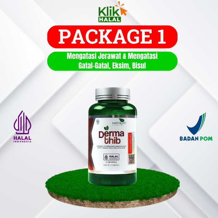 Jual Dermathib Suplemen jerawat beruntusan dan bekas jerawat Isi 60 ...