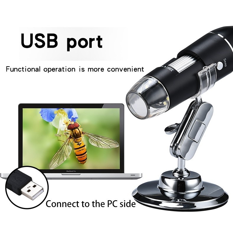 Jual 1600X Microscope Mikroskop USB Digital Zoom Magnifier Monokuler ...