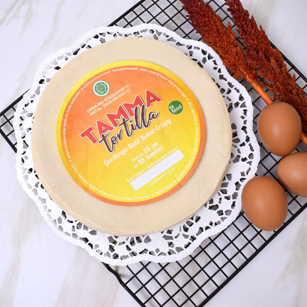 Jual Tortilla Sedang 23 cm își 20 Pcs | Kulit Kebab Tortilla ukuran ...