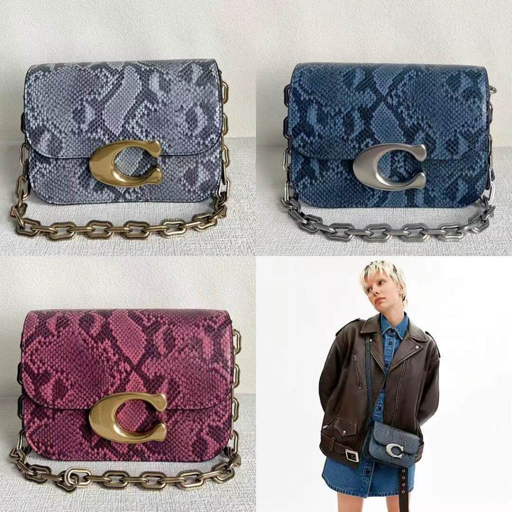 Jual Coach original CM863 snake pattern bag high -end series IDOL love ...
