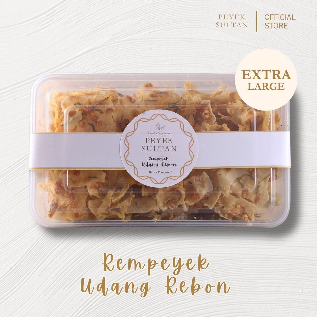 Jual PEYEK SULTAN - Rempeyek Udang Rebon (Box - Extra Large XL ...