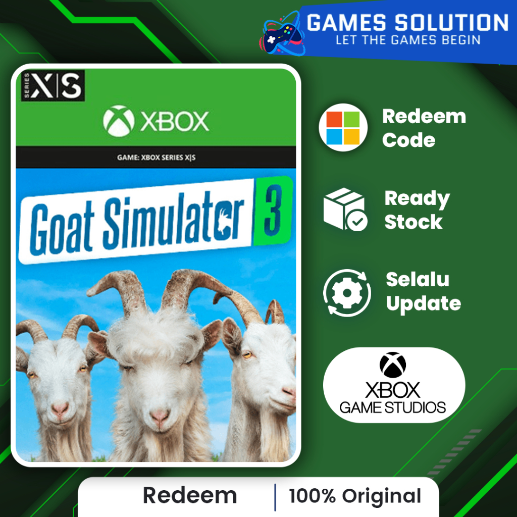 Jual Goat Simulator 3 for Xbox Series X|S game redeem Code | Shopee ...