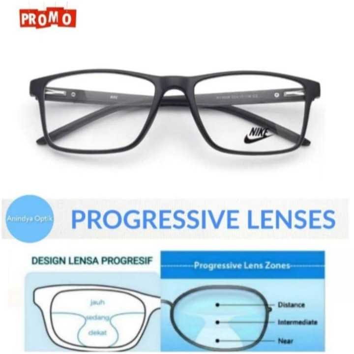 Jual Harga Terbaik Kacamata baca progresif pria jauh normal bawah plus ...