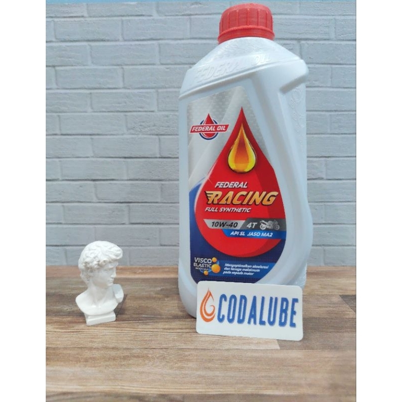 Jual FEDERAL RACING 4T FULL SYNTHETIC 10W-40 1L ORIGINAL | Shopee Indonesia