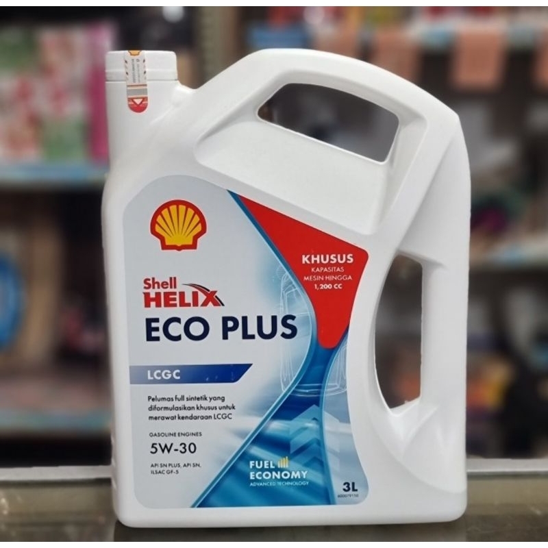 Jual Shell Helix ECO PLUS LCGC SAE 5W-30 Galon 3 Liter | Shopee Indonesia
