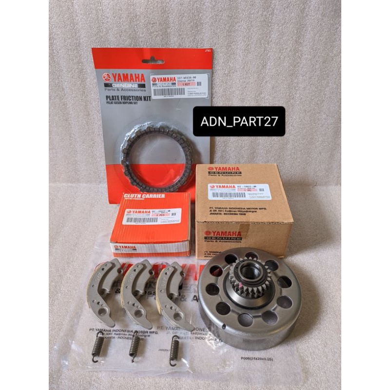 Jual paket kopling (1S7/5YP) Jupiter MX lama 135 (2005-2010-tidak pake kopling tangan) mangkok ...
