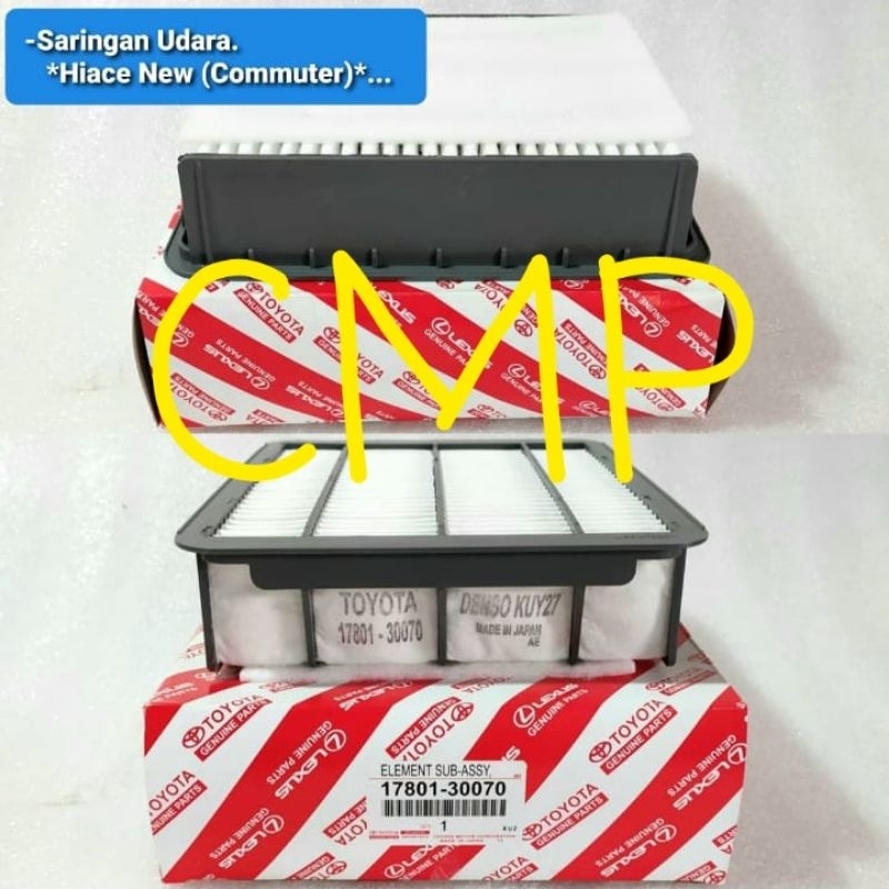 Jual AIR FILTER SARINGAN UDARA FILTER UDARA TOYOTA HIACE NEW COMMUTER ...