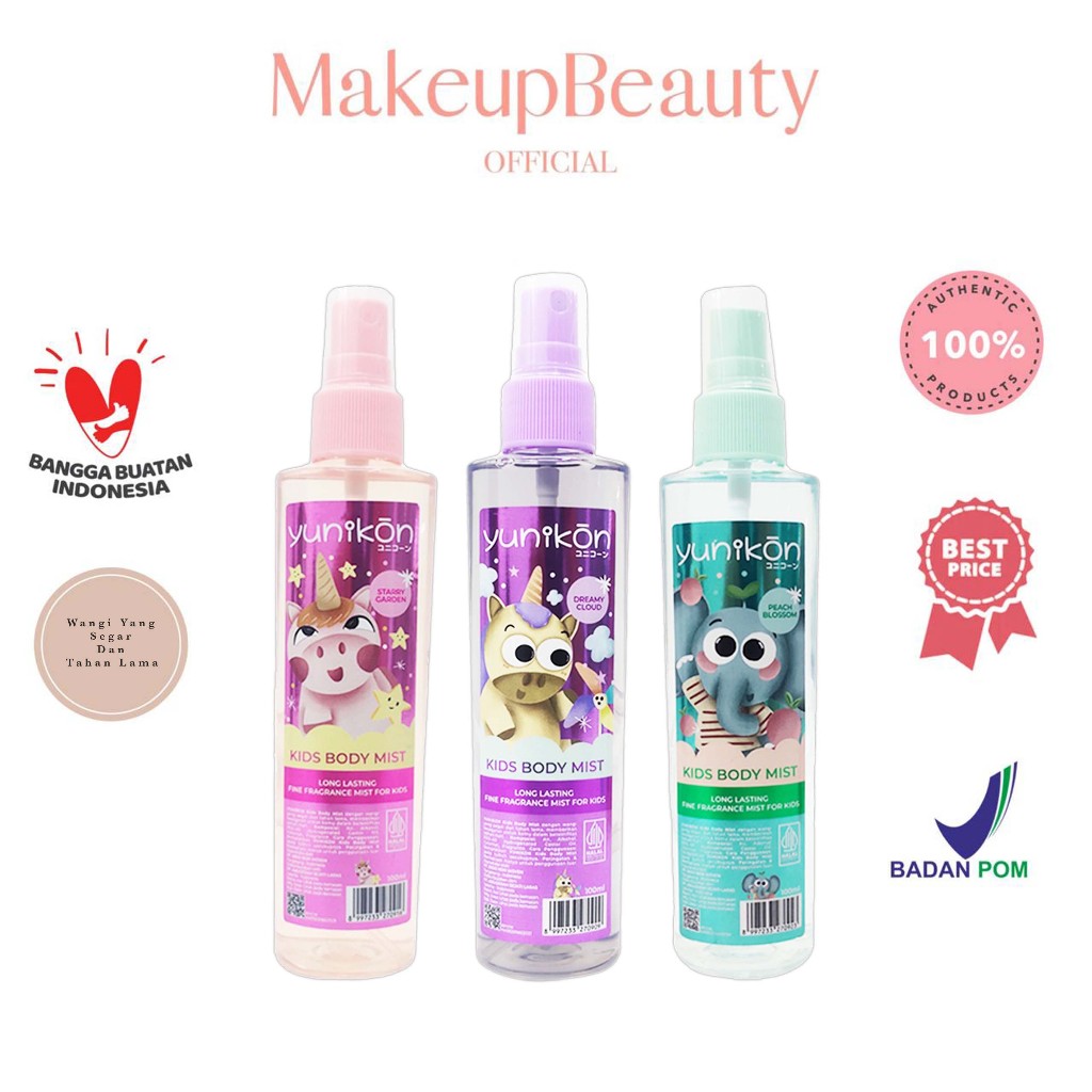 Jual YUNIKON Kids Body Mist 100ml - Parfum Anak | Shopee Indonesia
