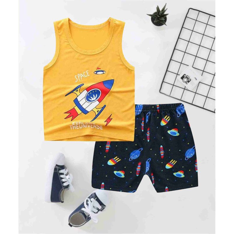 Jual SETELAN SINGLET ANAK ANAK/SETELAN SINGLET ANAK ANAK PREMIUM/SET ...