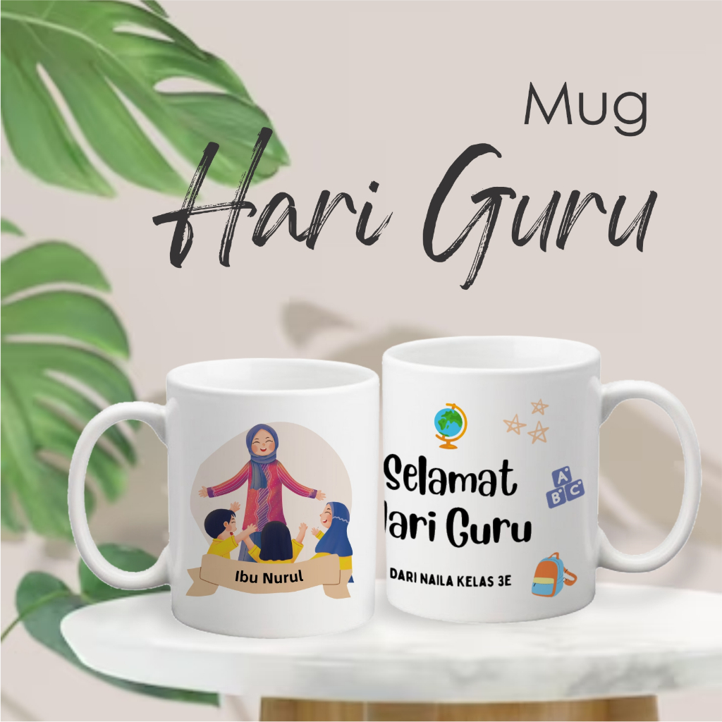 Jual Mug Hari Guru Teacher Day Custom | Shopee Indonesia