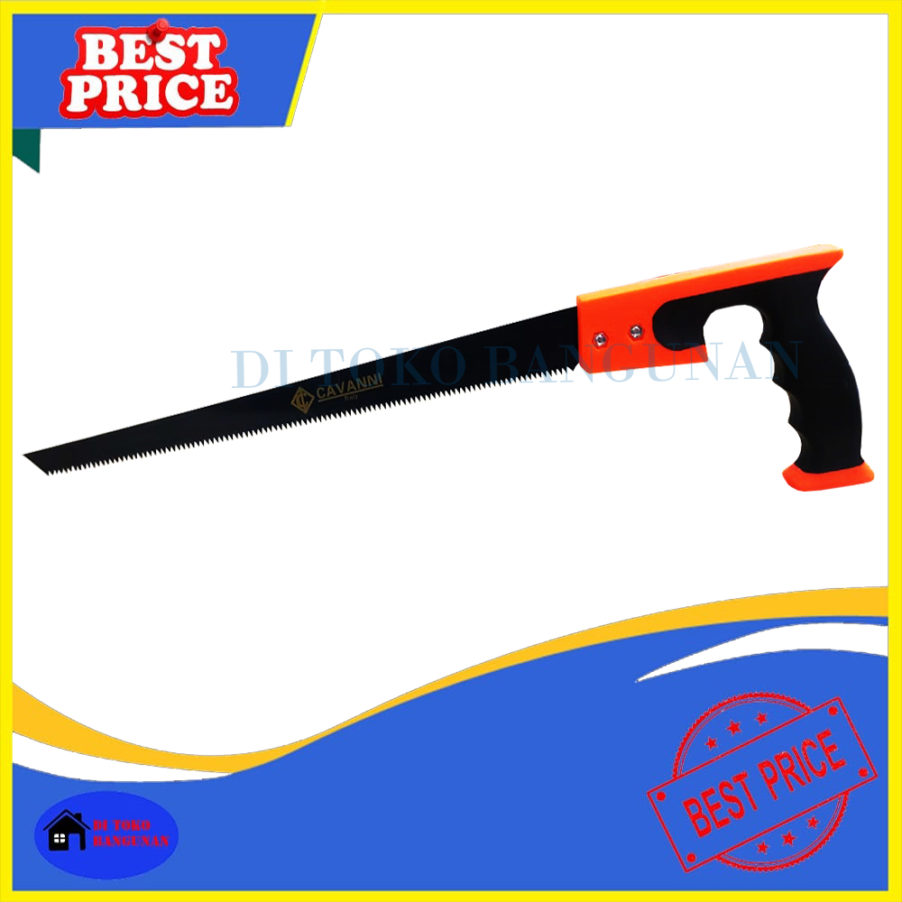 Jual Gergaji Kayu Triplek Cavanni Gergaji Lancip / Runcing 14 Inch | Shopee Indonesia