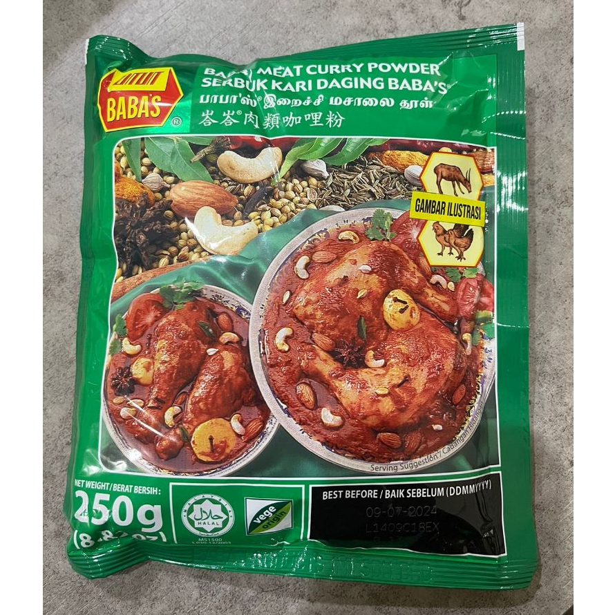 Jual BABAS CURRY POWDER EXPIRED OCTOBER 2024 /BABAS KARI/BUMBU KARI ...