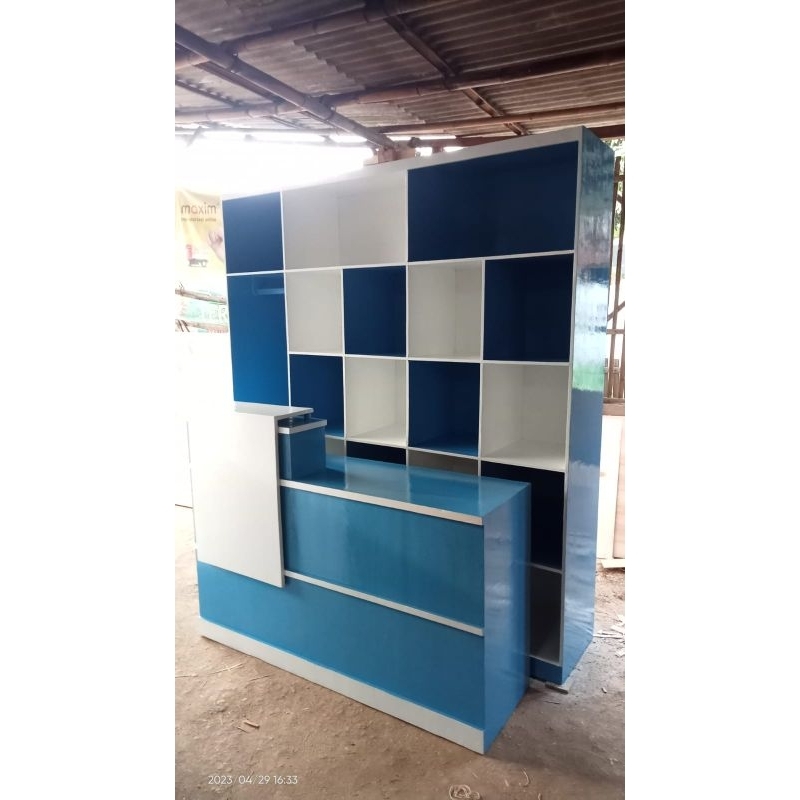 Jual Rak Laundry dan meja kasir laundry bisa Custom warna dan bentuk ...
