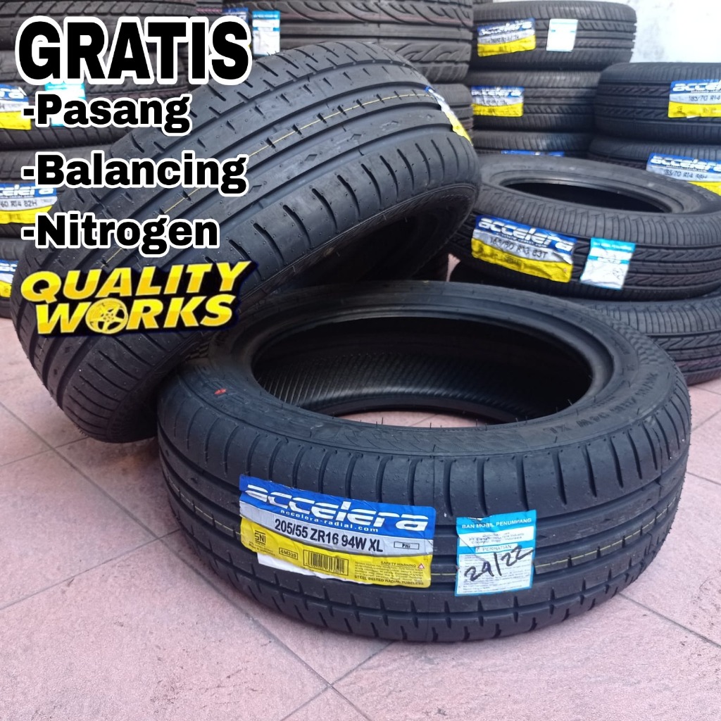 Jual BAN STANDAR MOBIL XPANDER R16 ACCELERA 205 55 R16 PHI-R | Shopee ...