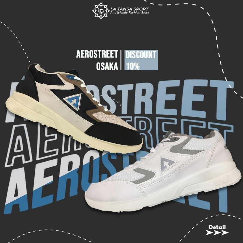 Jual Sepatu Casual AEROSTREET Osaka Murah Original | Shopee Indonesia