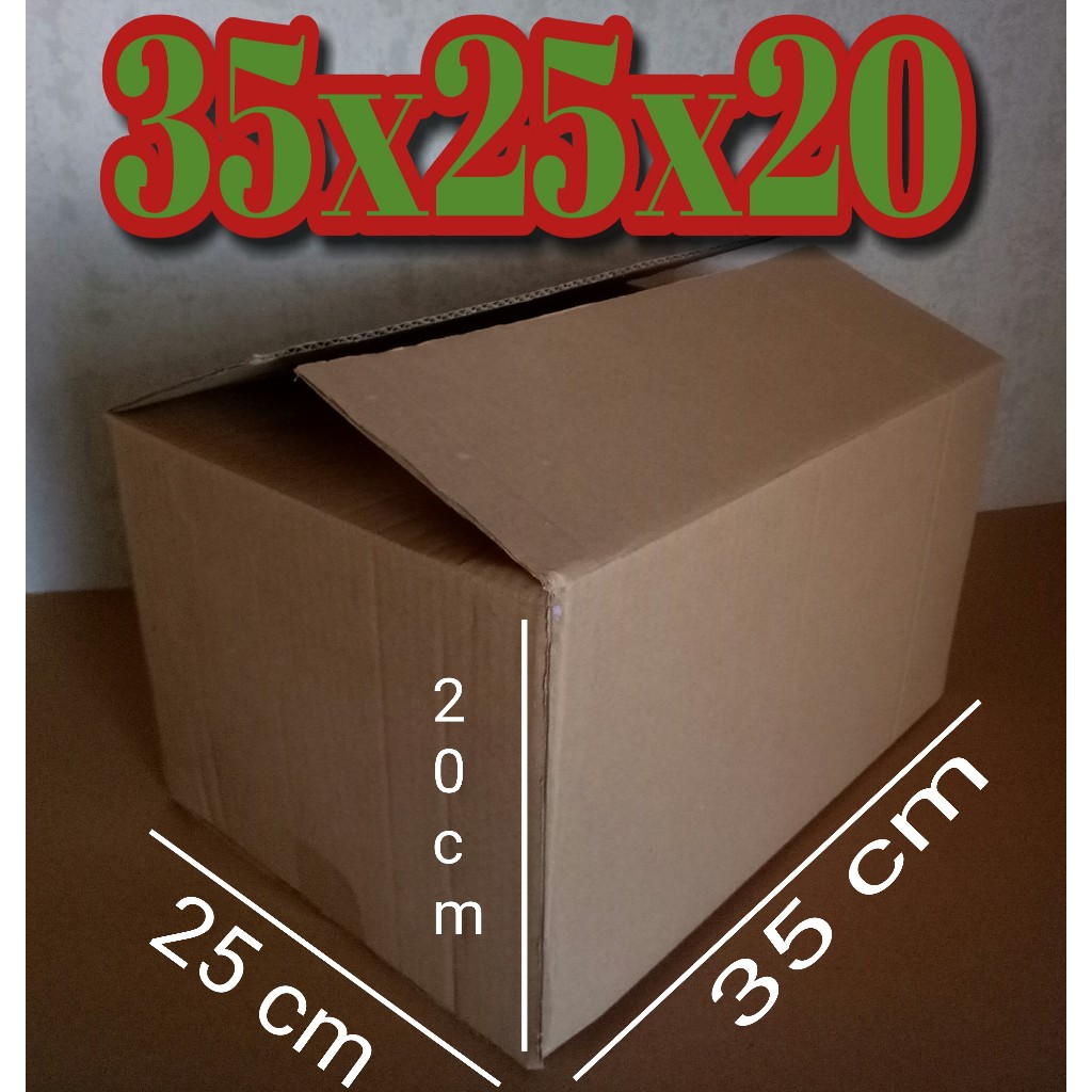 Jual Kardus ukuran 35x25x20 kartonbox/kardus besar/kardus sedang/kardus ...