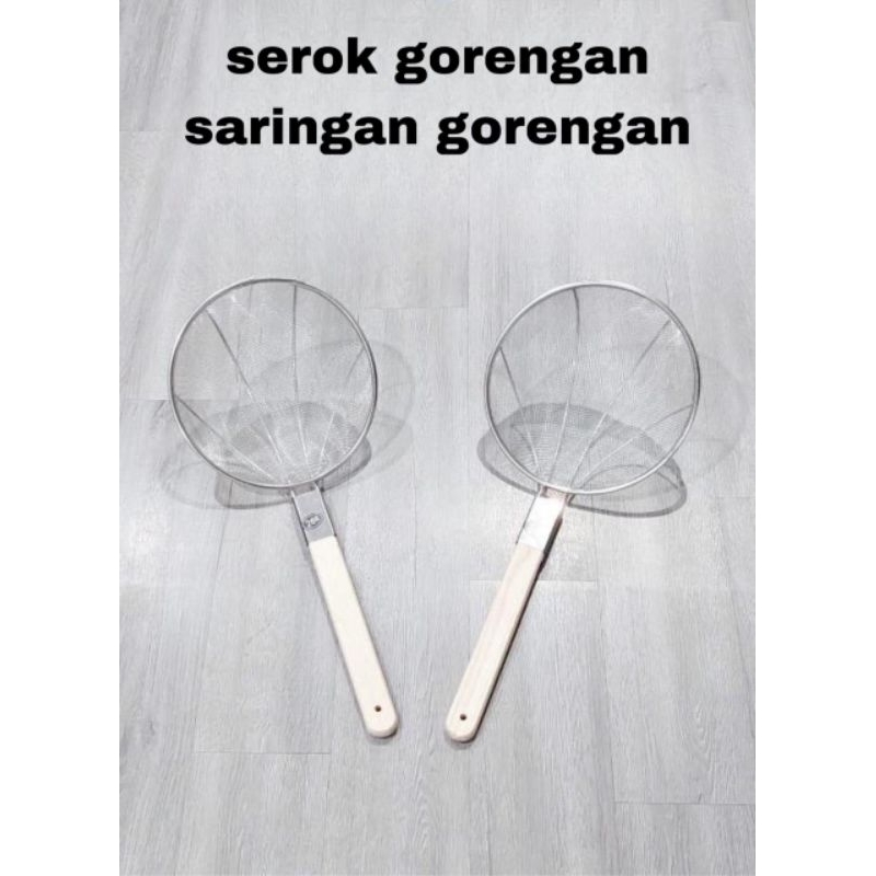 Jual (INSTANT) SEROK GORENGAN UKURAN 26 CM / SARINGAN GORENGAN | Shopee ...