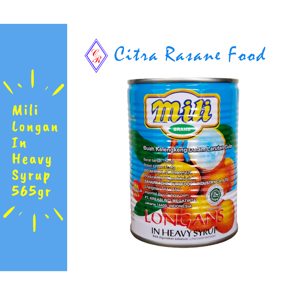 Jual Mili Longan in Heavy Syrup / Buah Kelengkeng dalam Larutan Gula ...