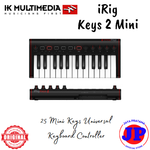 Jual IK Multimedia iRig Keys 2 Mini 25 Keys Universal Keyboard ...